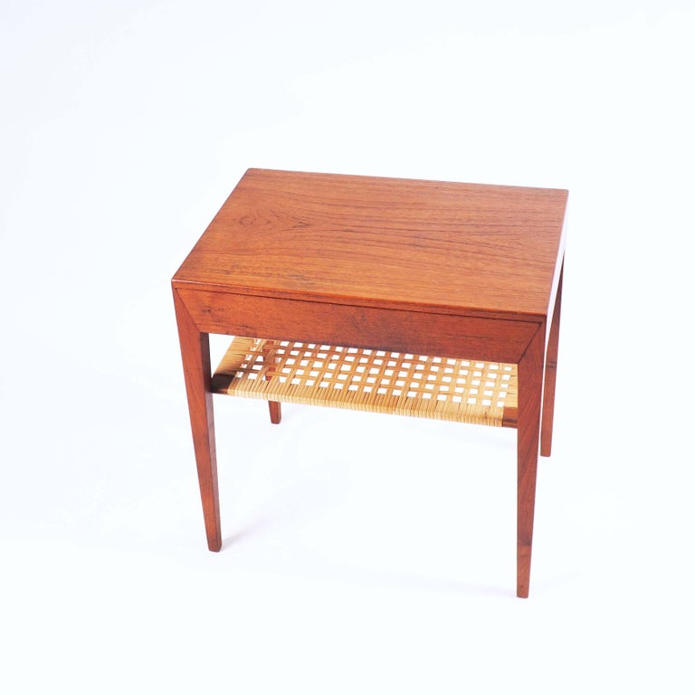 Side Table Designed by Severin Hansen for Haslev Møbelsnedkeri, Denmark ...