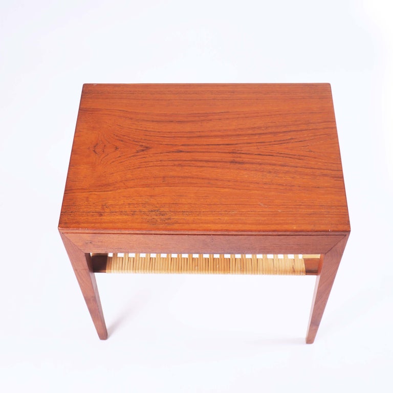 Side Table Designed by Severin Hansen for Haslev Møbelsnedkeri, Denmark ...