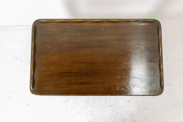 Side Table Hall or Console Table with Magazine Rack Asian, c. 1950 For ...