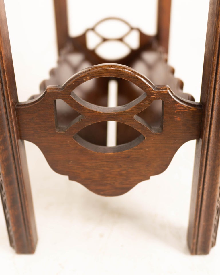 Side Table Hall or Console Table with Magazine Rack Asian, c. 1950 For ...