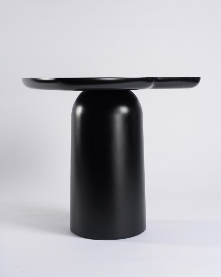 Side Table, Marquetry Top at 1stDibs