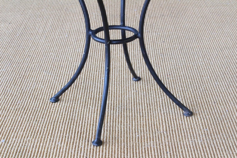 Side Table on Iron Base, France, 1950s at 1stDibs