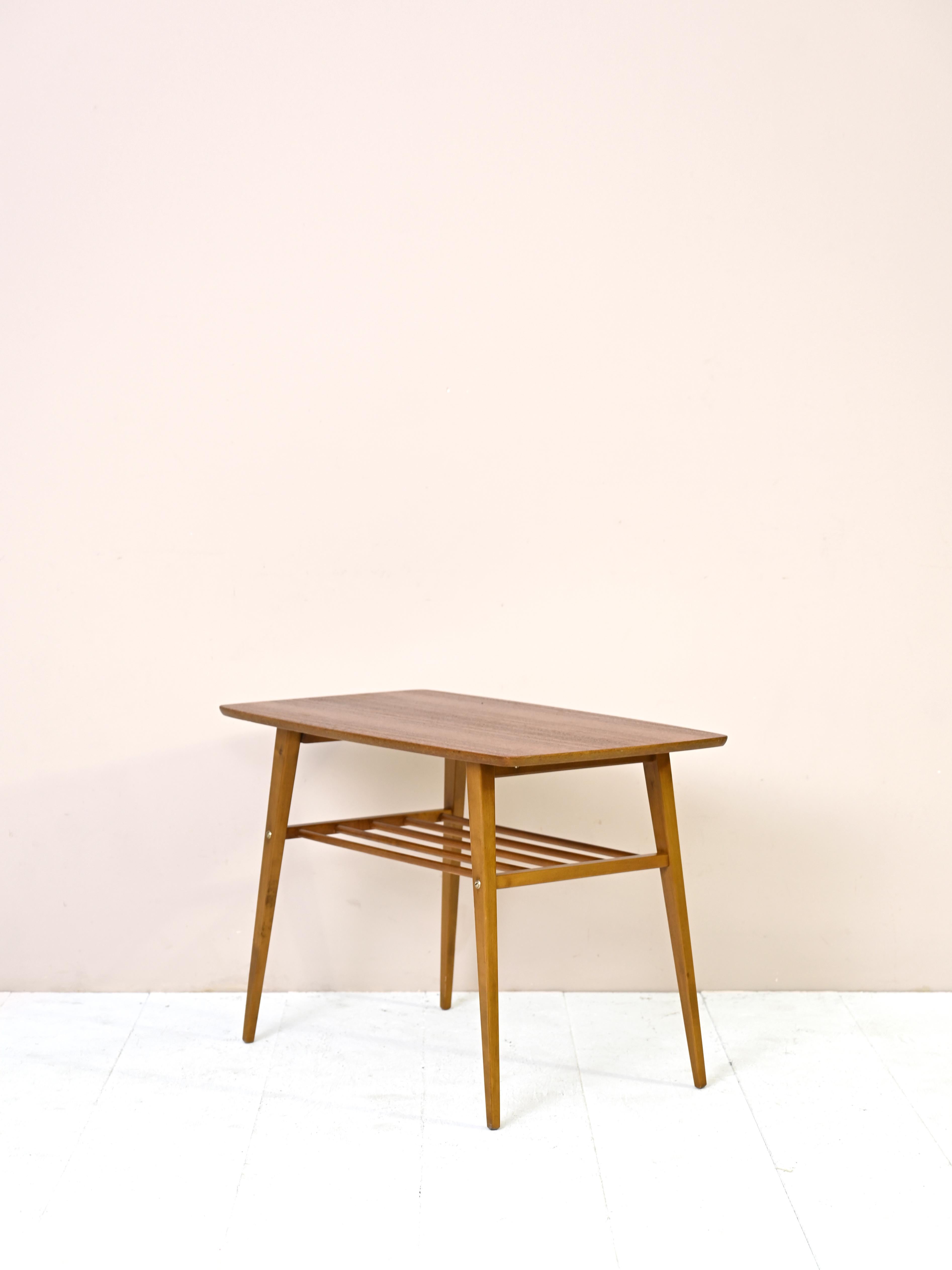 Side Table with Magazine Rack For Sale at 1stDibs | side tables with ...