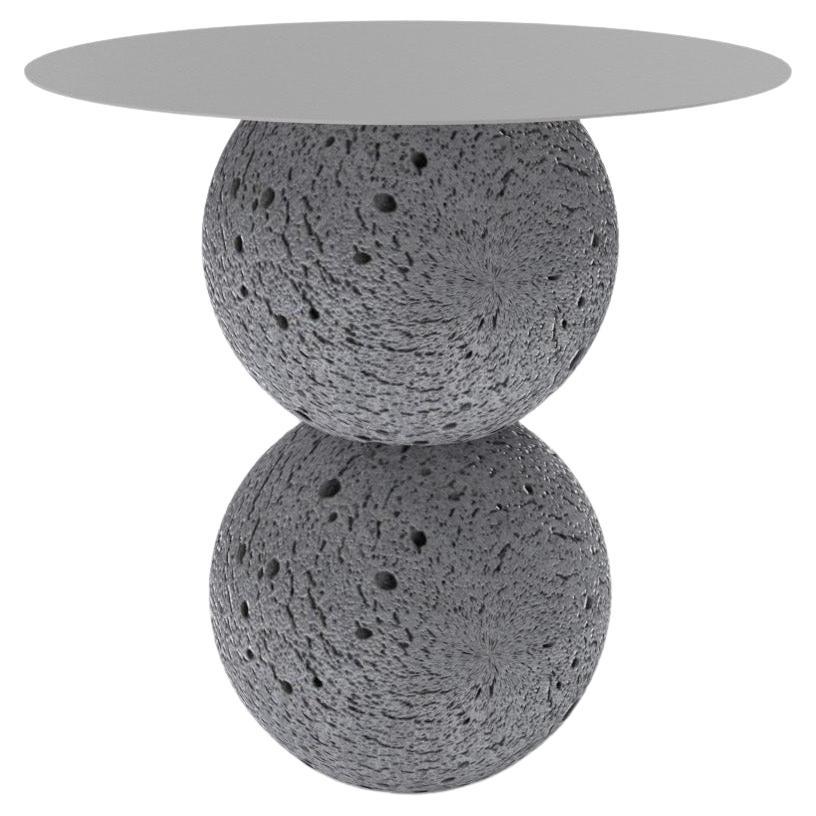 Loto Roca Side Tall Table, Volcanic Stone For Sale at 1stDibs ...
