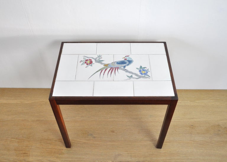 Side Table with Tiles by Designer and Cabinetmaker Jacob Kjær For Sale ...