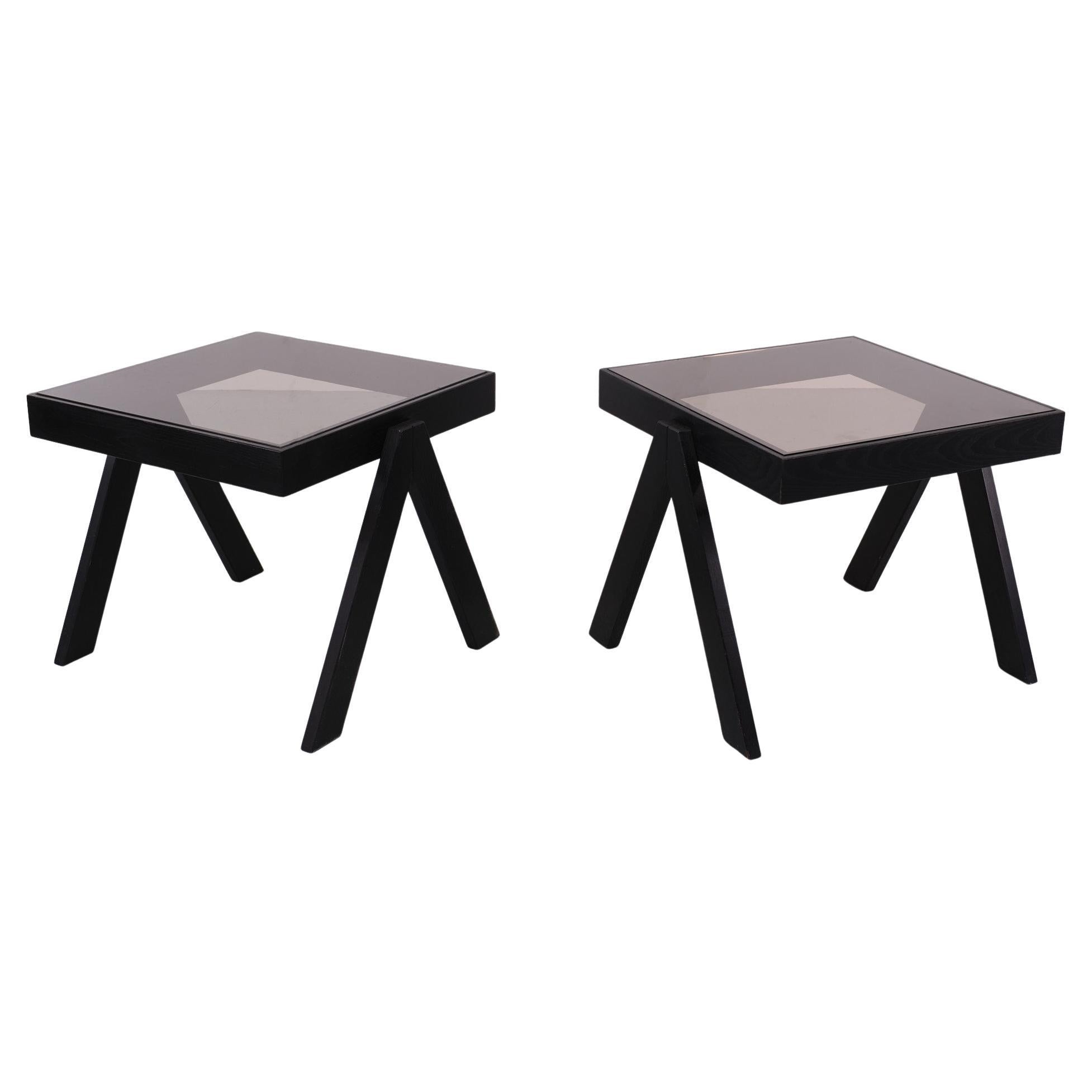 Set of 3 Stackable Side Tables by Porada Arredi Cabiate Made in Italy ...