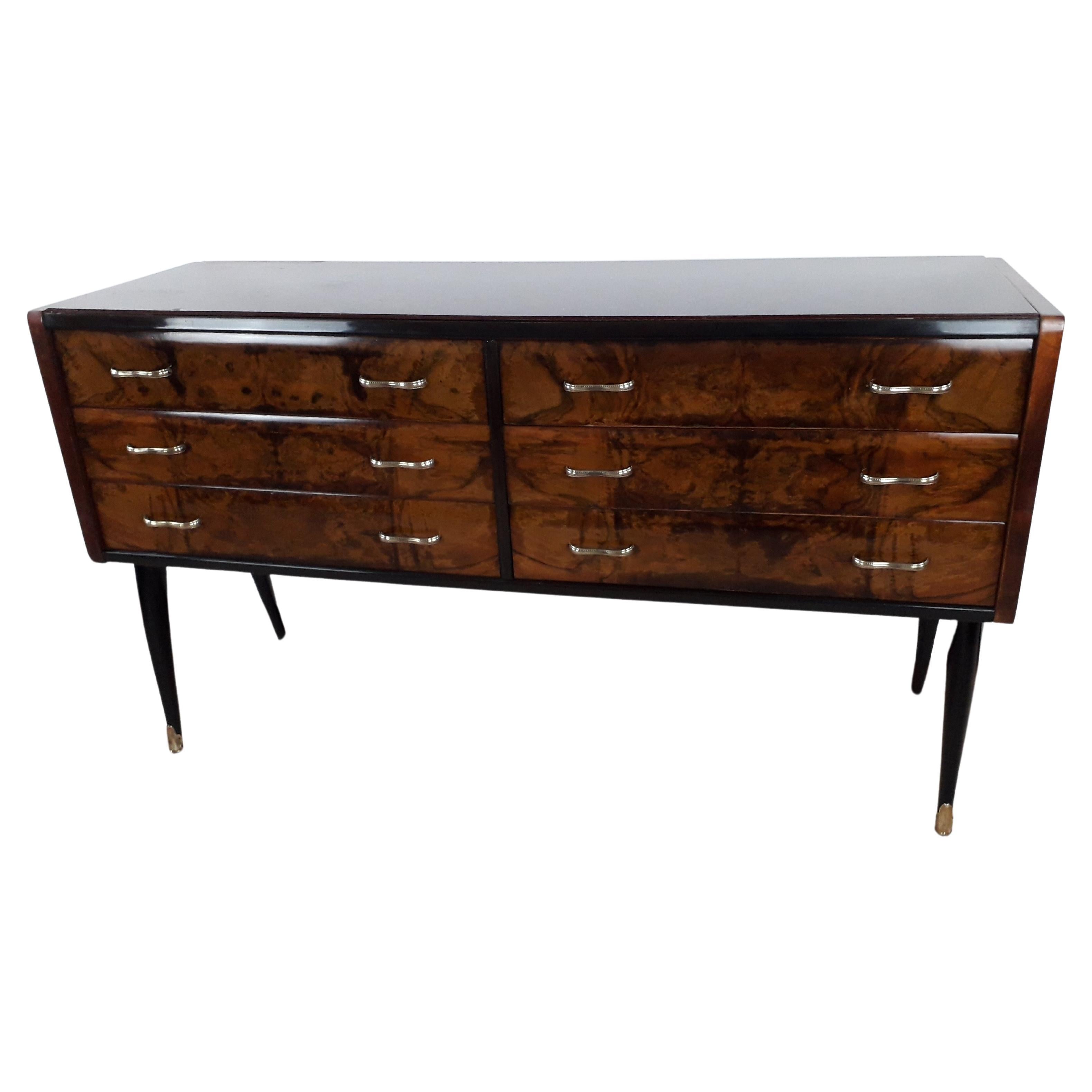 Sideboard 1950s in the exclusive ICO PARISI design For Sale at 1stDibs