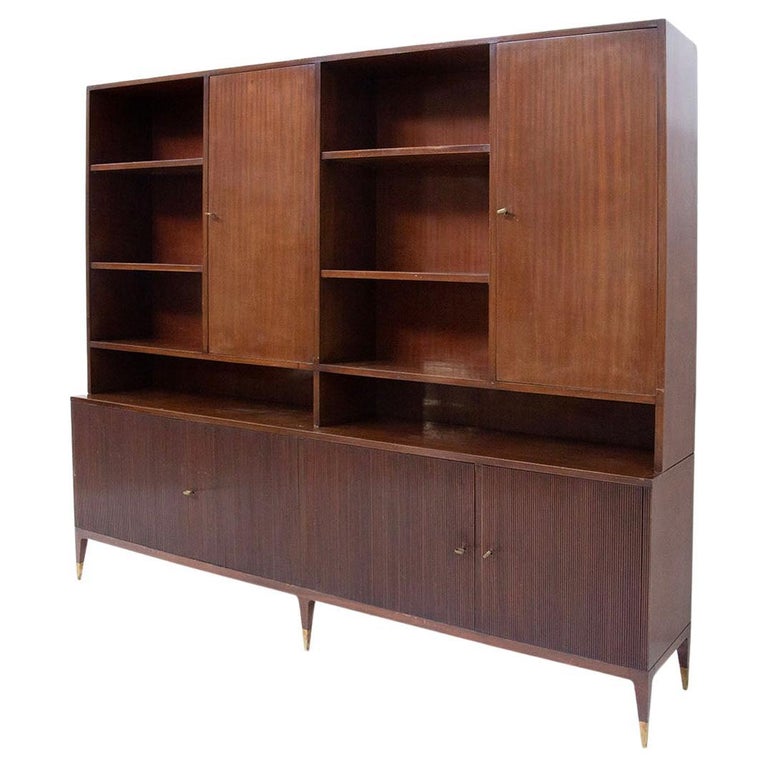 Sideboard Bookcase by Dassi Mobili Moderni Attributed to Gio Ponti For ...