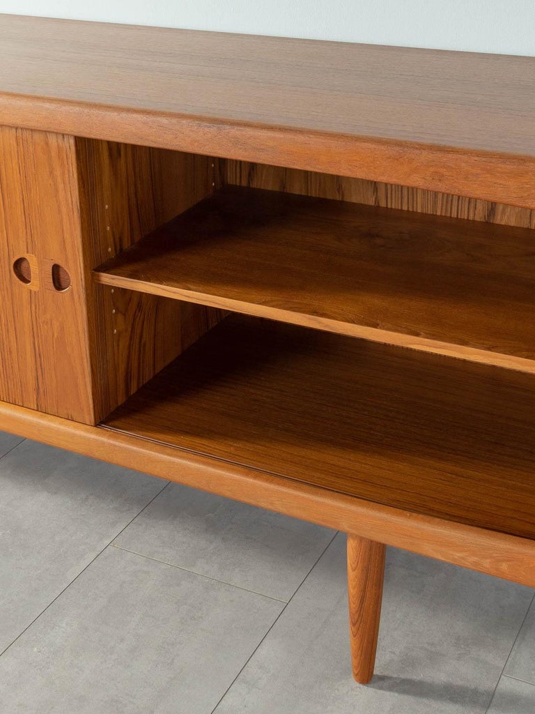 Sideboard Bramin Teak 1960s Cigar Feet For Sale at 1stDibs