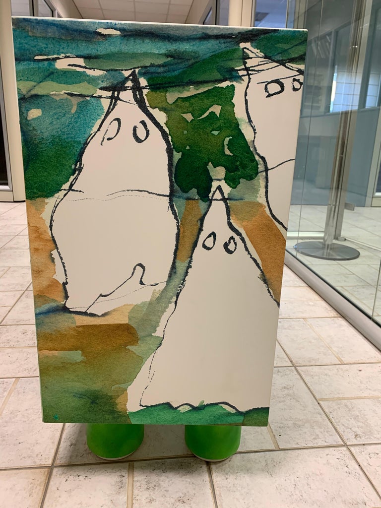 Sideboard by Sandro Chia for Cleto Munari, 2008 For Sale at 1stDibs