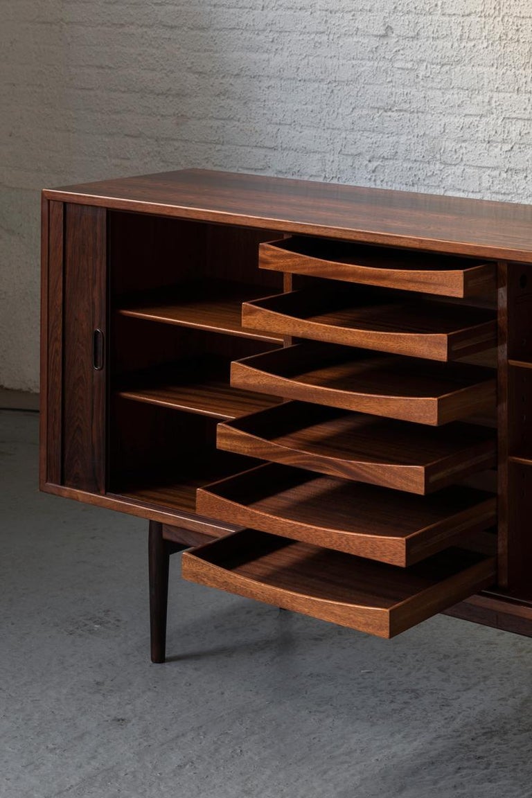 Sideboard 'OS 36' in rosewood by Arne Vodder for Sibast Mobler, Denmark, 1960's For Sale at 1stDibs