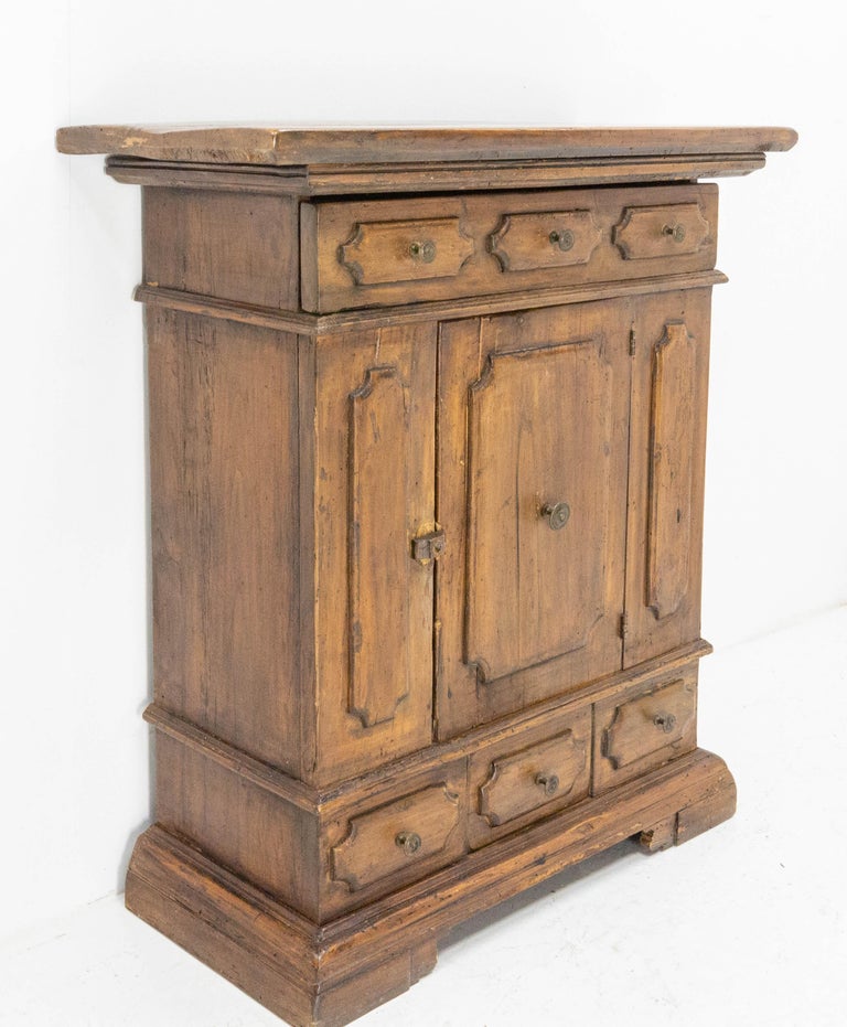 Sideboard Spanish Poplar One Door Entry Hall Buffet Credenza, circa ...