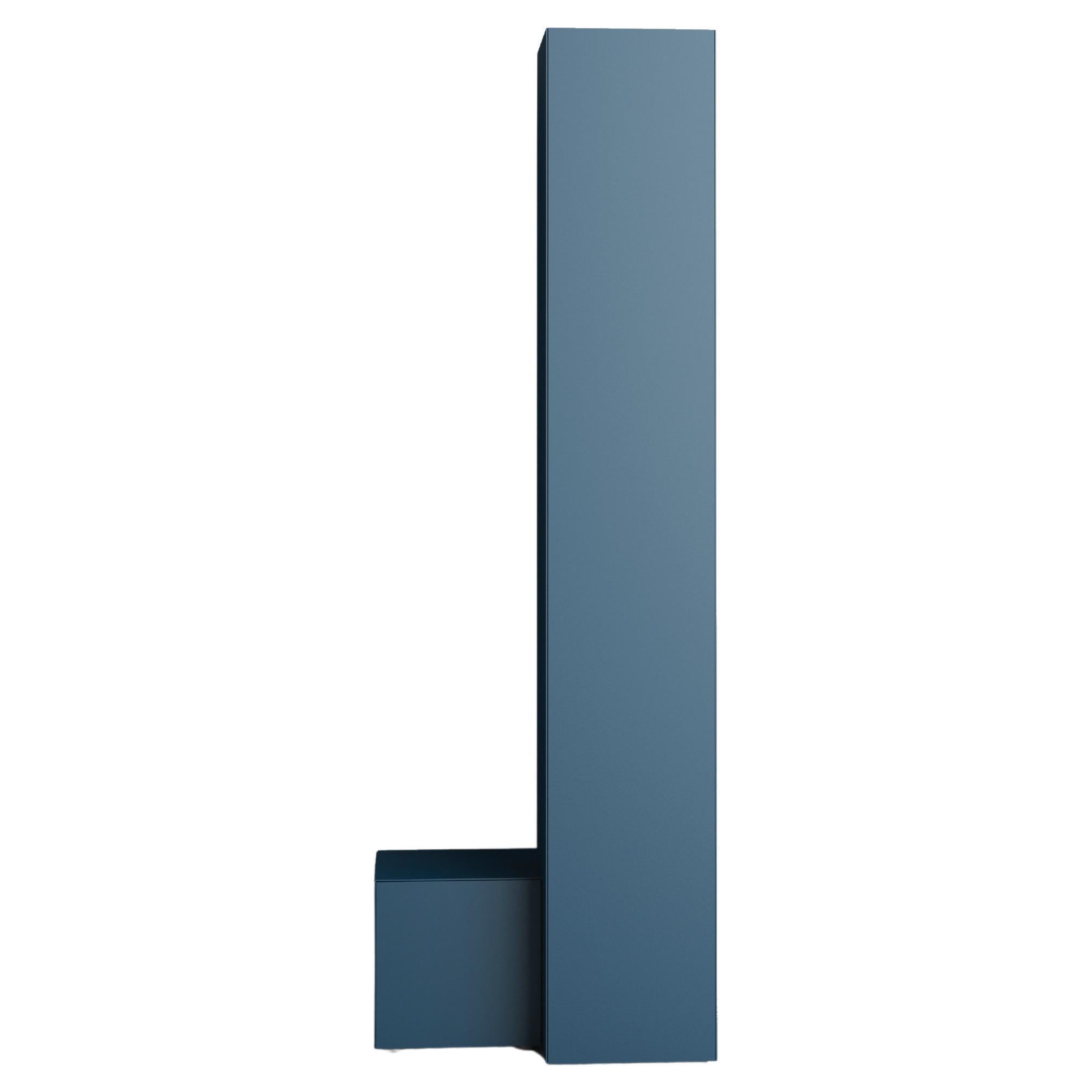 Wall-mounted Sideboard Minotti Italia Formosa Adagiata - Silver leaf ...