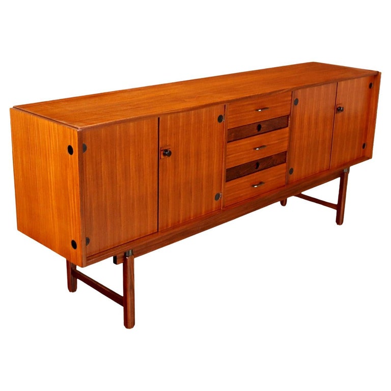 Sideboard, Teak Veneer, 1960s at 1stDibs