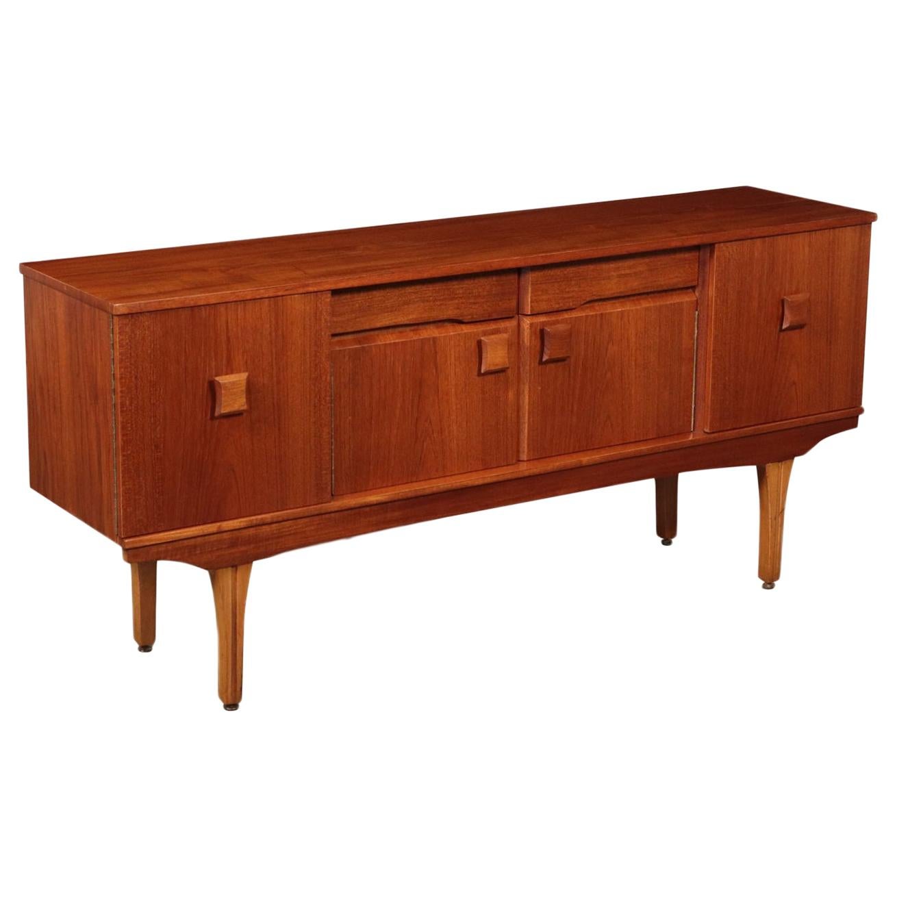 Sideboard Teak Veneer and Beech England 1960s English Prodution at 1stDibs