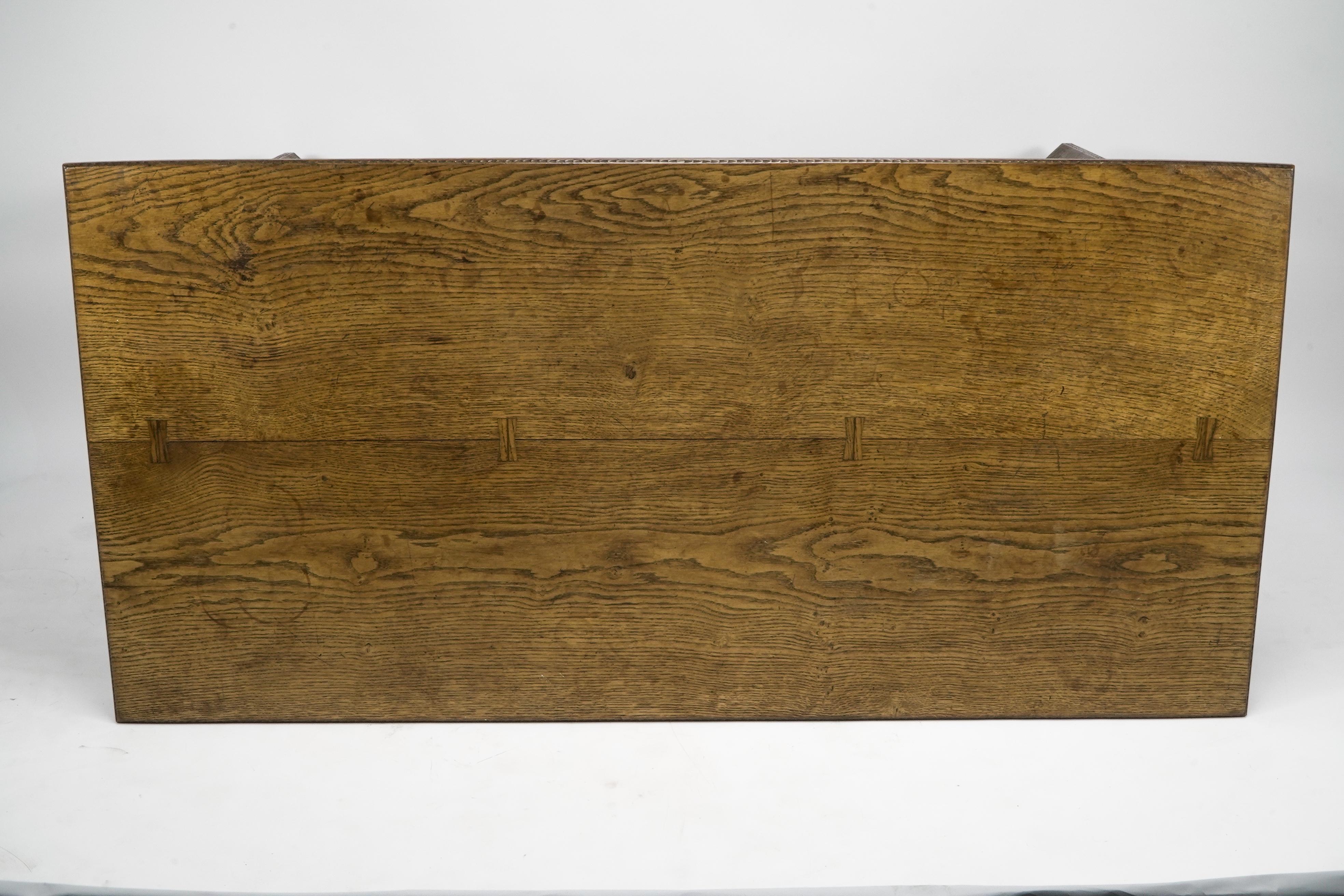 Sidney Barnsley (attributed). A rare Cotswold School hayrake oak dining ...