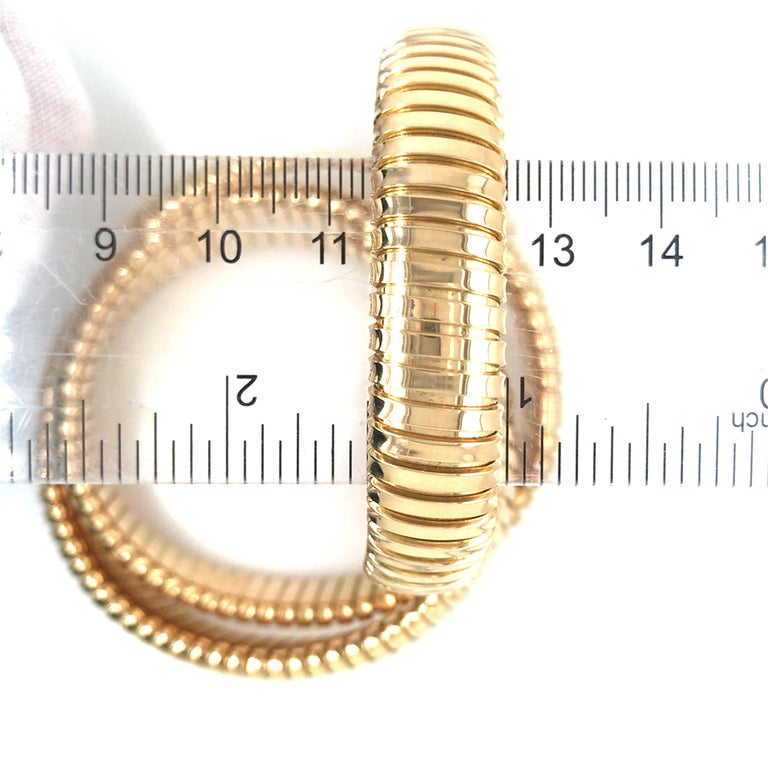 Sidney Garber 18K Yellow Gold Rolling Interlinked Bracelet at 1stDibs