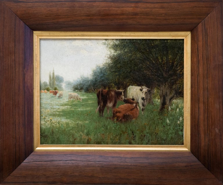 Sidney Pike - Summer Landscape With Cattle by British Artist Sidney ...