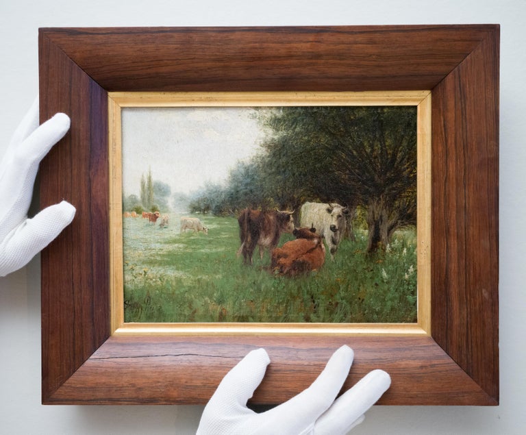Sidney Pike - Summer Landscape With Cattle by British Artist Sidney ...