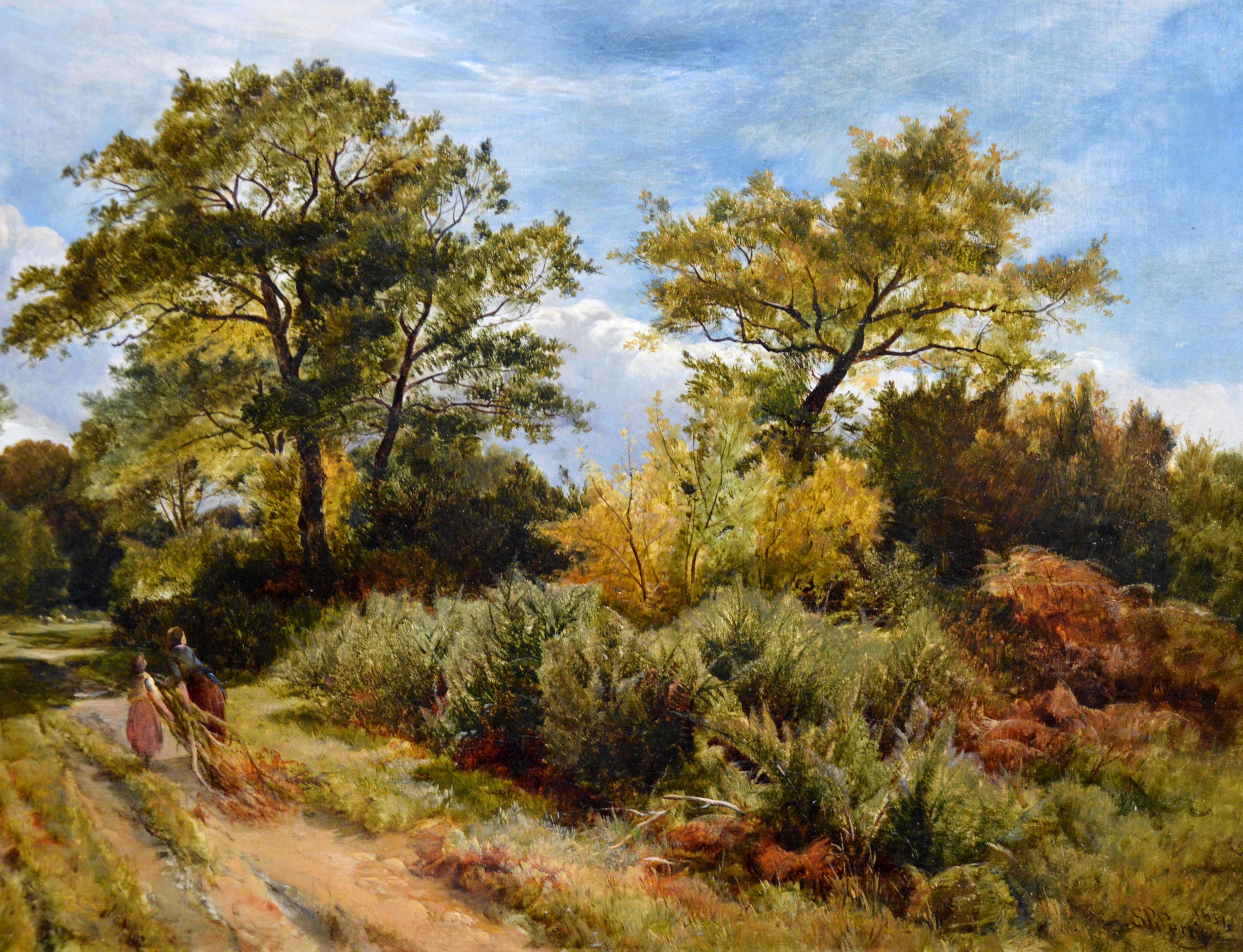 Sidney Richard Percy - Furze Cutters - 19th Century Landscape Oil ...