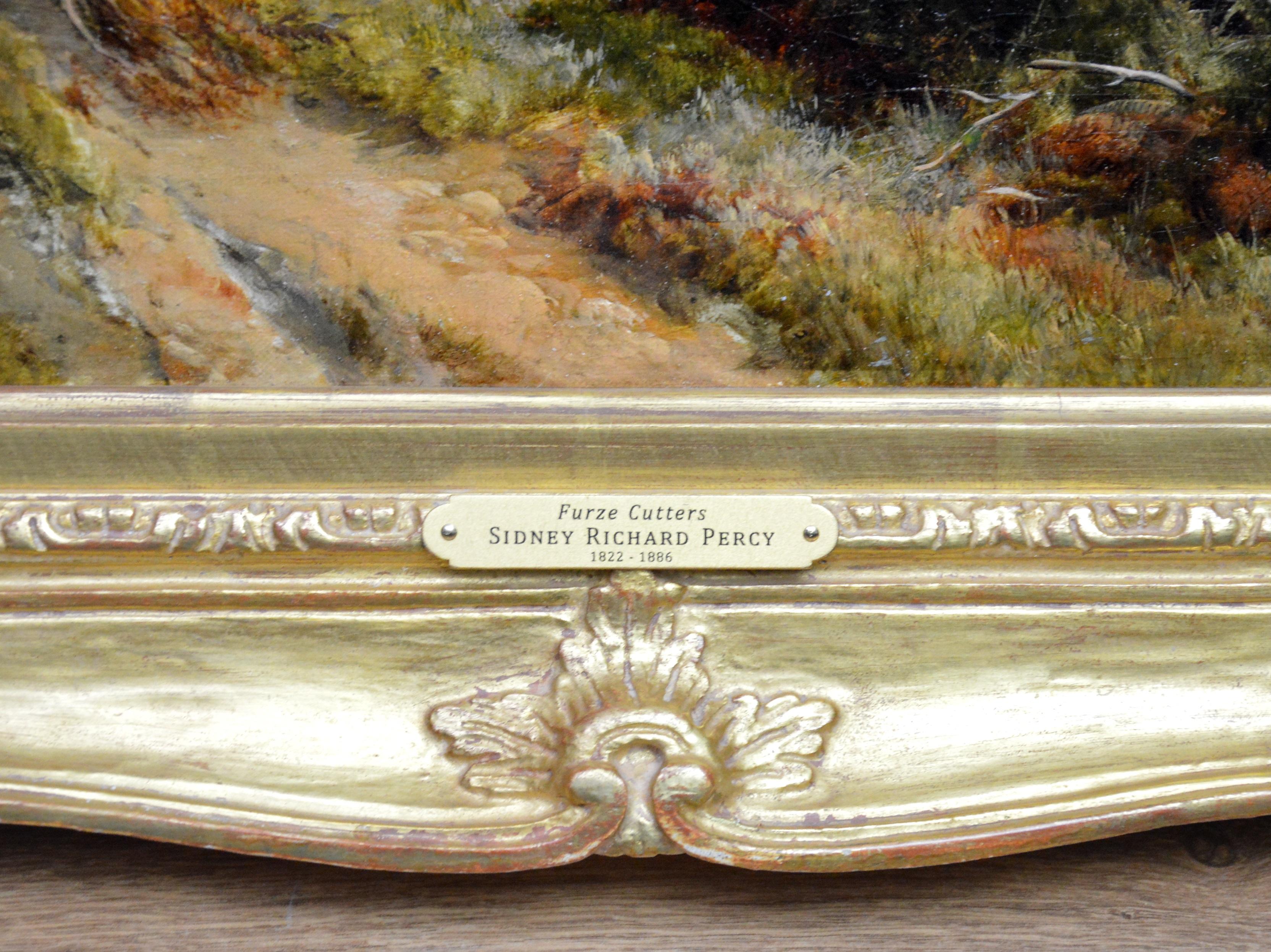 Sidney Richard Percy - Furze Cutters - 19th Century Landscape Oil ...