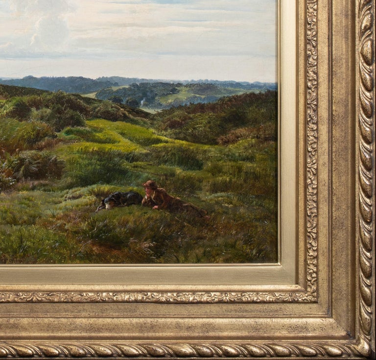 Sidney Richard Percy - On Wimbledon Common, dated 1861 For Sale at 1stDibs