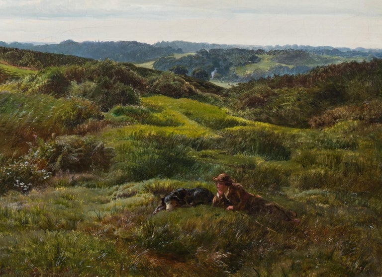 Sidney Richard Percy - On Wimbledon Common, dated 1861 For Sale at 1stDibs