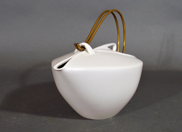 Siegmund Schütz Modernist Teapot, KPM, Berlin, circa 1956 at 1stDibs