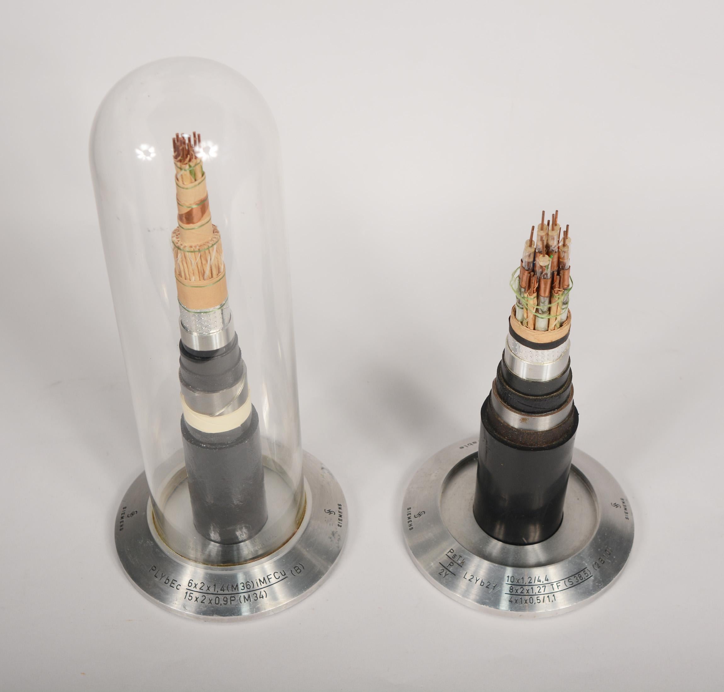 Siemens Industrial Cable Cutaway Display Desk Models For Sale at 1stDibs