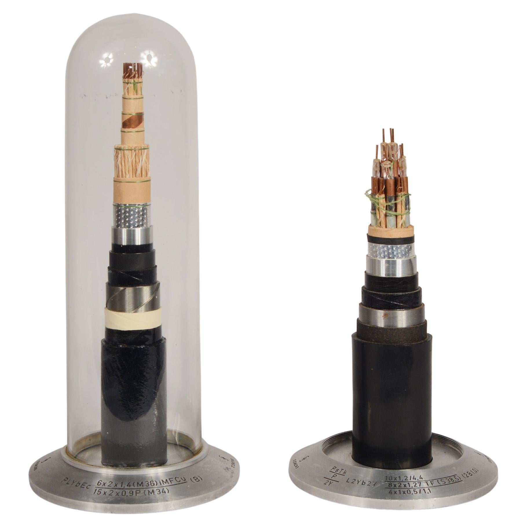 Siemens Industrial Cable Cutaway Display Desk Models For Sale at 1stDibs