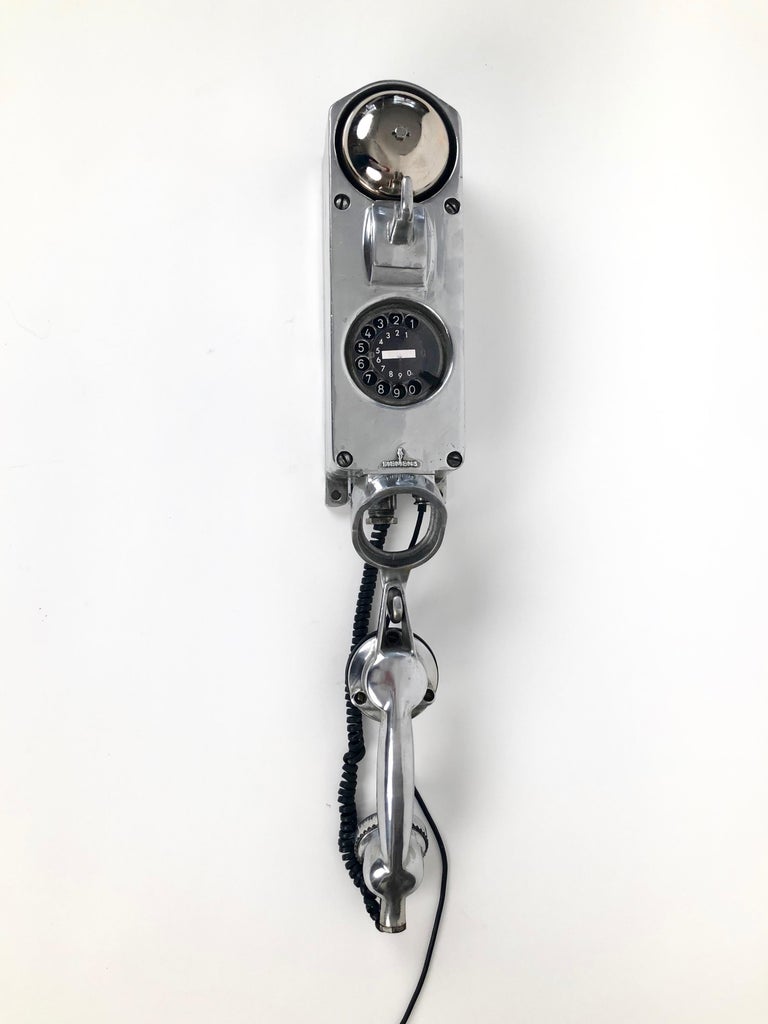 Siemens, Ships Telephone, 1960's, Massive Aluminum Housing, Industrial ...