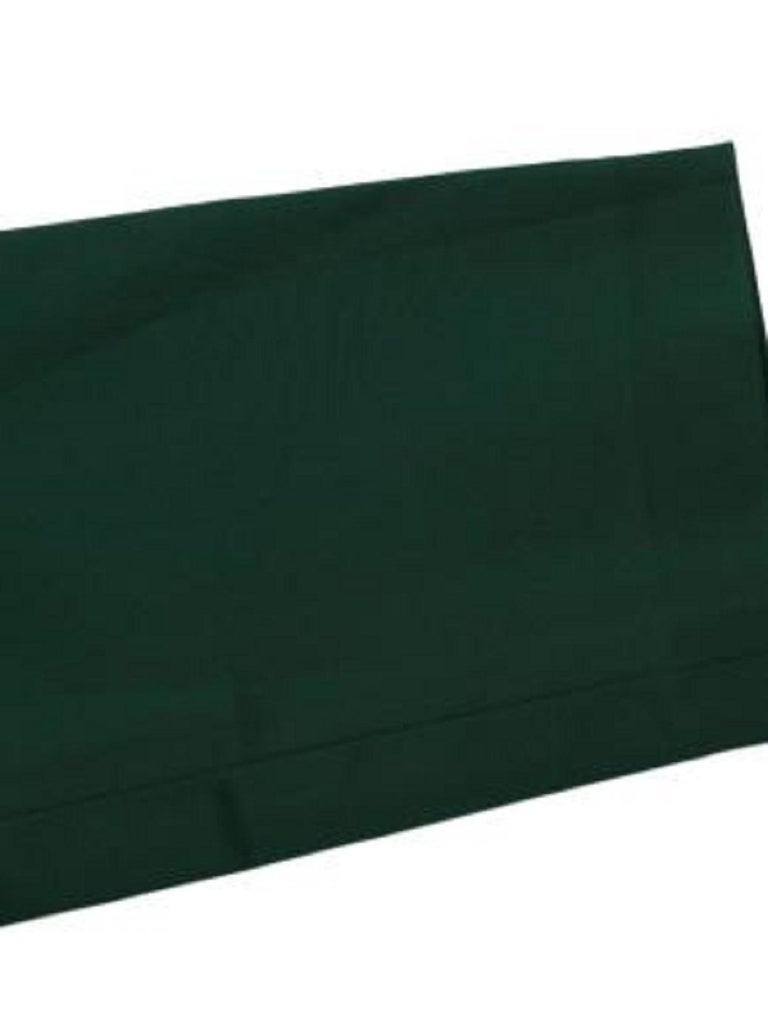 Sies Marjan Pia Bottle Green Satin Cut-Out Waist Jumpsuit For Sale at ...