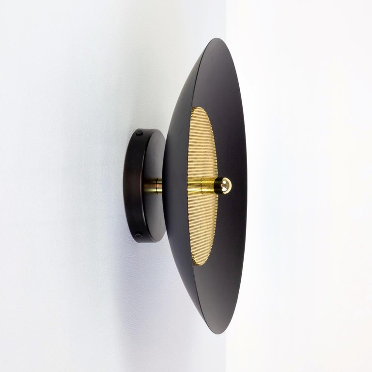 Signal Flush Mount from Souda, Black and Brass, Made to Order For Sale ...
