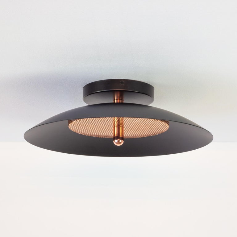 Signal Flush Mount from Souda, Black and Copper Made to Order For Sale ...