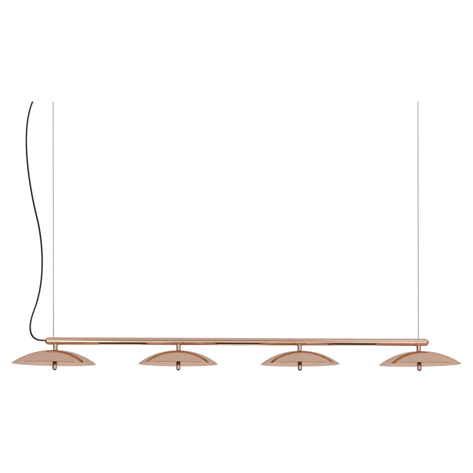 Silver Antica IV Linear Pendant by OHLA STUDIO For Sale at 1stDibs