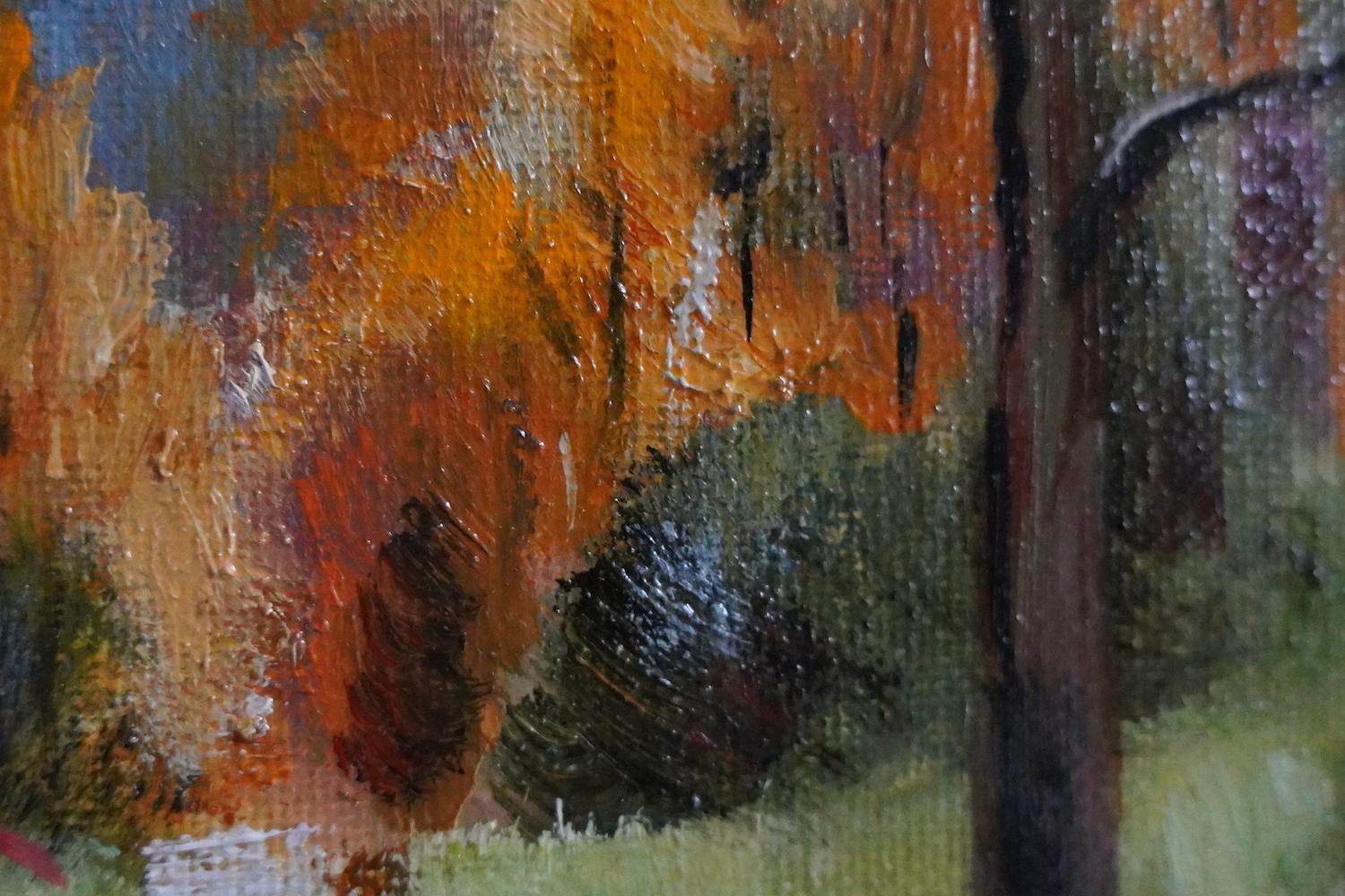 Signe Zusevica - River - landscape autumnal still life artwork ...