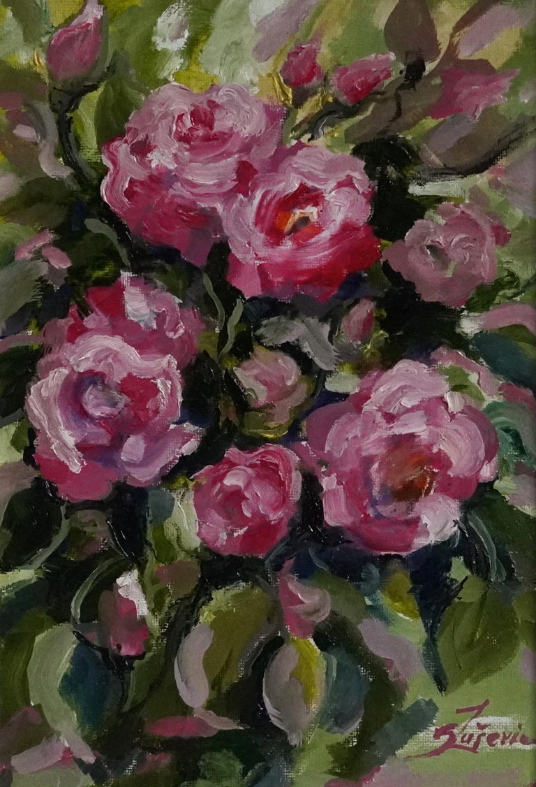 Signe Zusevica - Summer Roses - floral still life study artwork ...