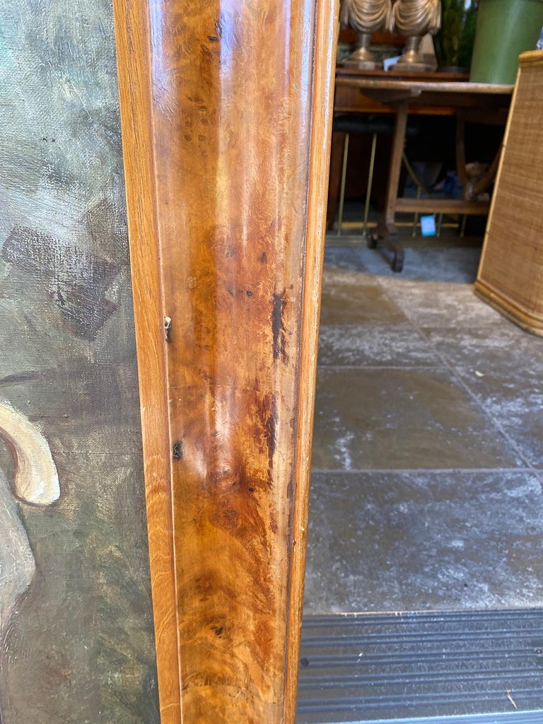 Signed 20th Century Hungarian Equestrian Portrait Oil Painting by ...