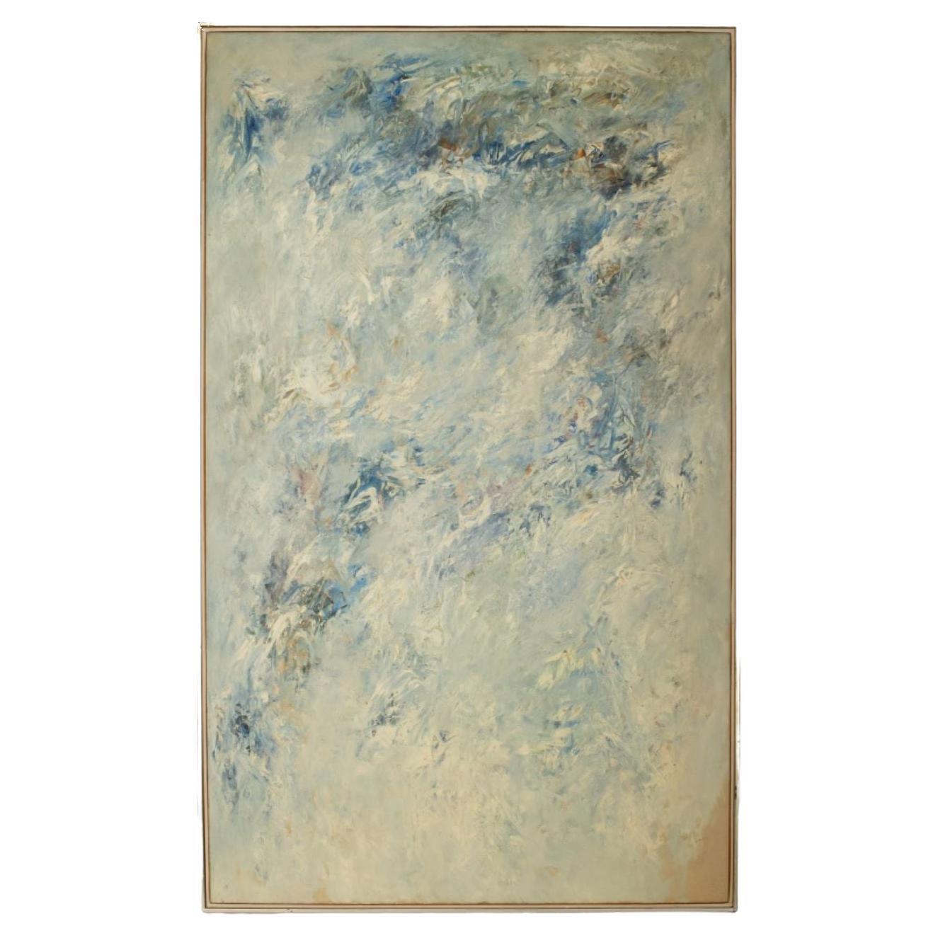 Signed Abstract Expressionism Oil on Canvas For Sale at 1stDibs