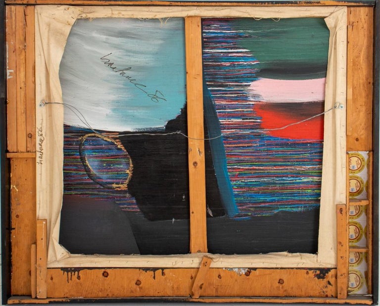 Signed Abstract Modern Mixed Media Wall Sculpture For Sale at 1stDibs