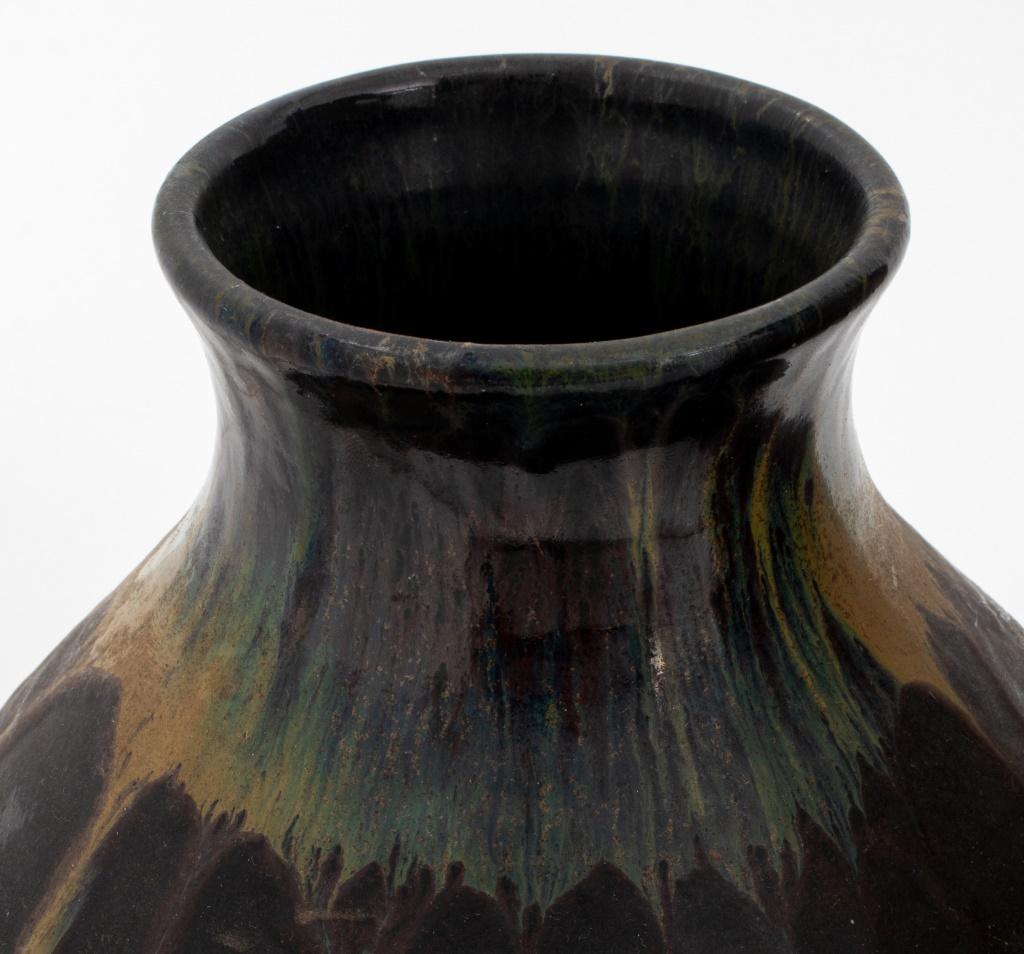 Signed American Studio Art Pottery Vessels, Pair For Sale at 1stDibs