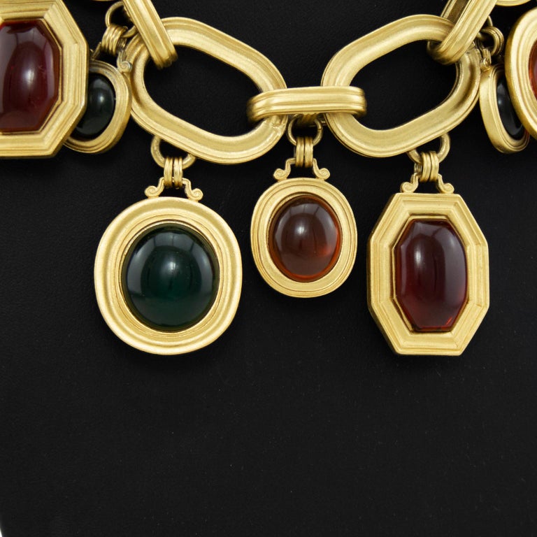 Signed and Numbered 1980s Yves Saint Laurent Statement Necklace For ...