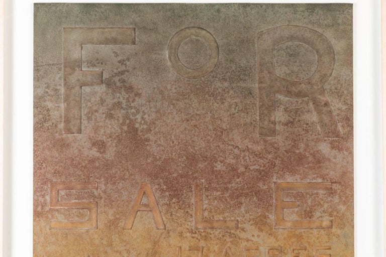 Signed and Numbered, Embossed, Ed Ruscha Lithograph For Sale at 1stDibs