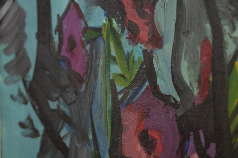 Signed Ben Benn, 'Dinner Flowers'. Oil on Canvas, circa 1963 For Sale ...