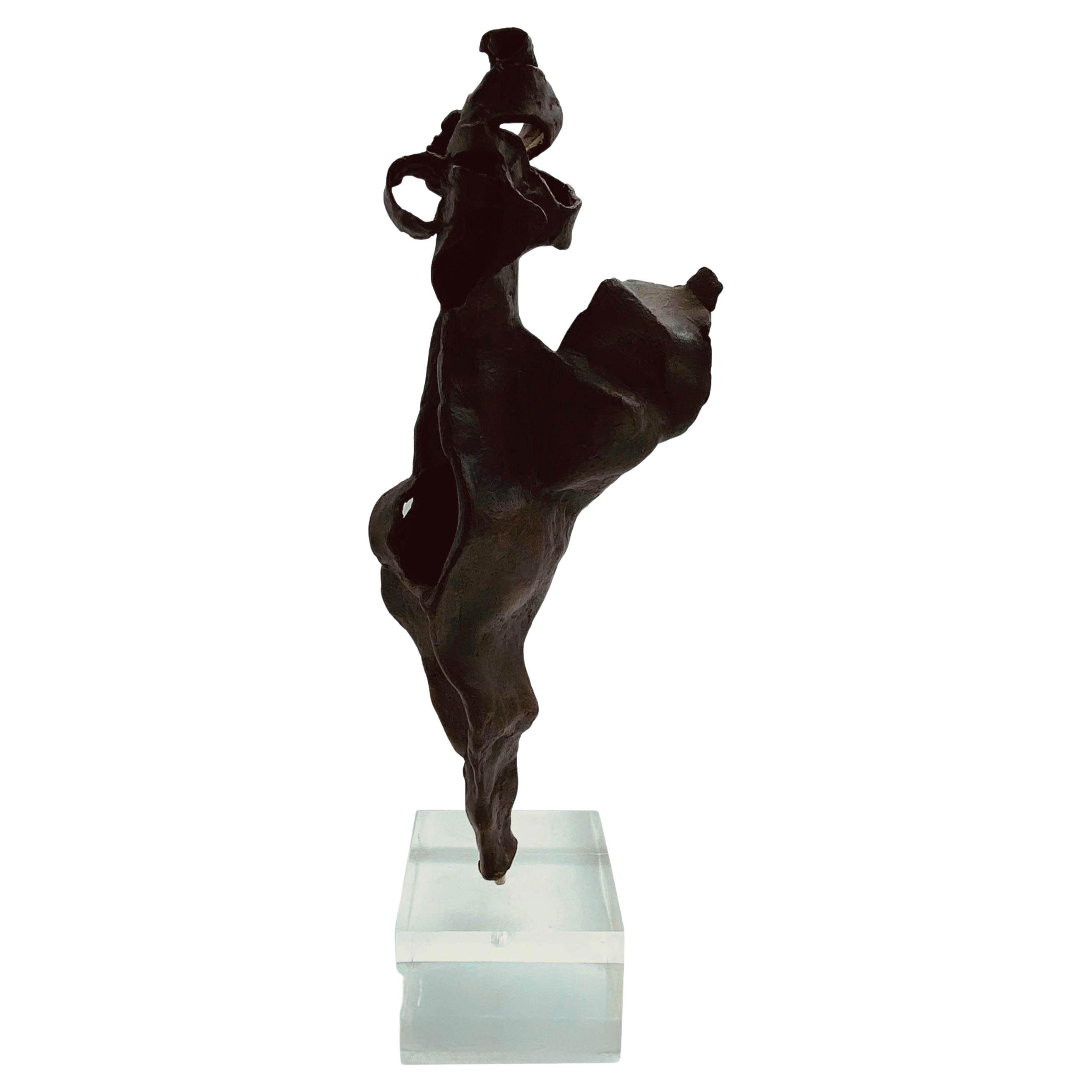 Abstract Bronze Sculpture For Sale at 1stDibs
