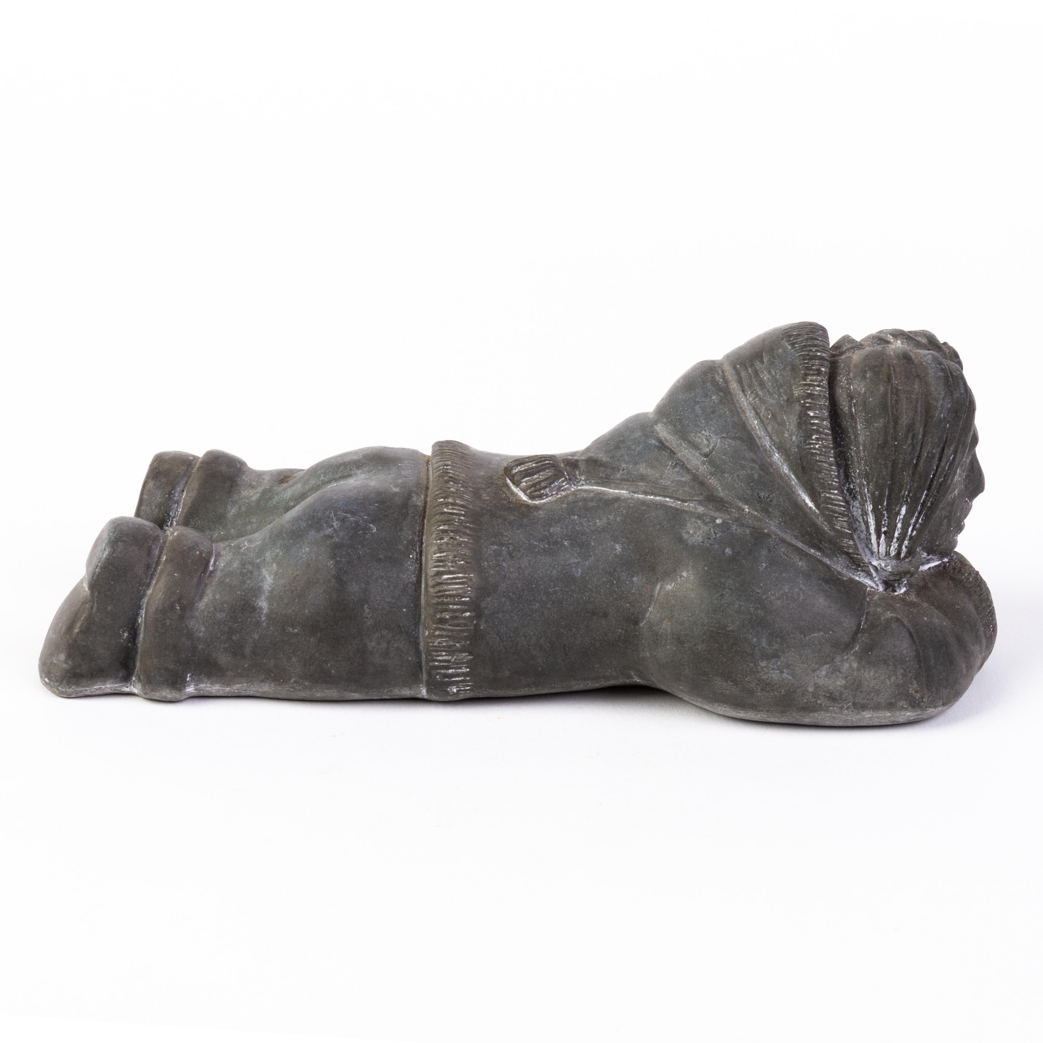Signed Canadian Inuit Hardstone Sculpture Carving For Sale at 1stDibs