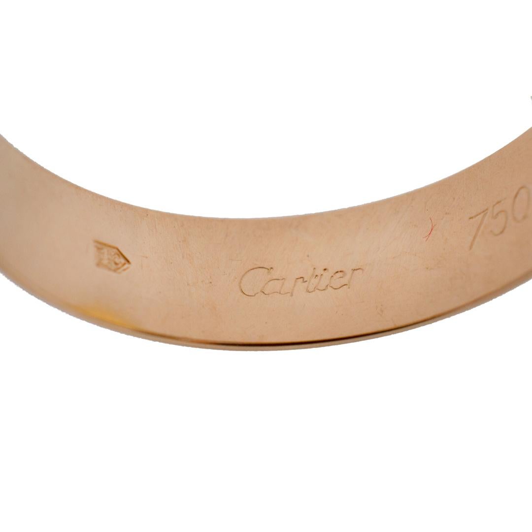 Signed Cartier Trinity Interlock 18K Three Colors Band For Sale at ...