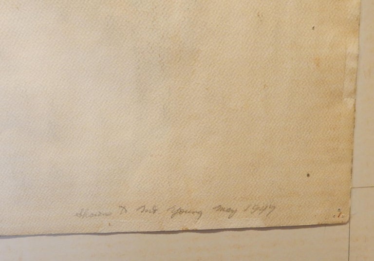 David Burliuk Signed Watercolor, 1947, Seascape For Sale at 1stDibs