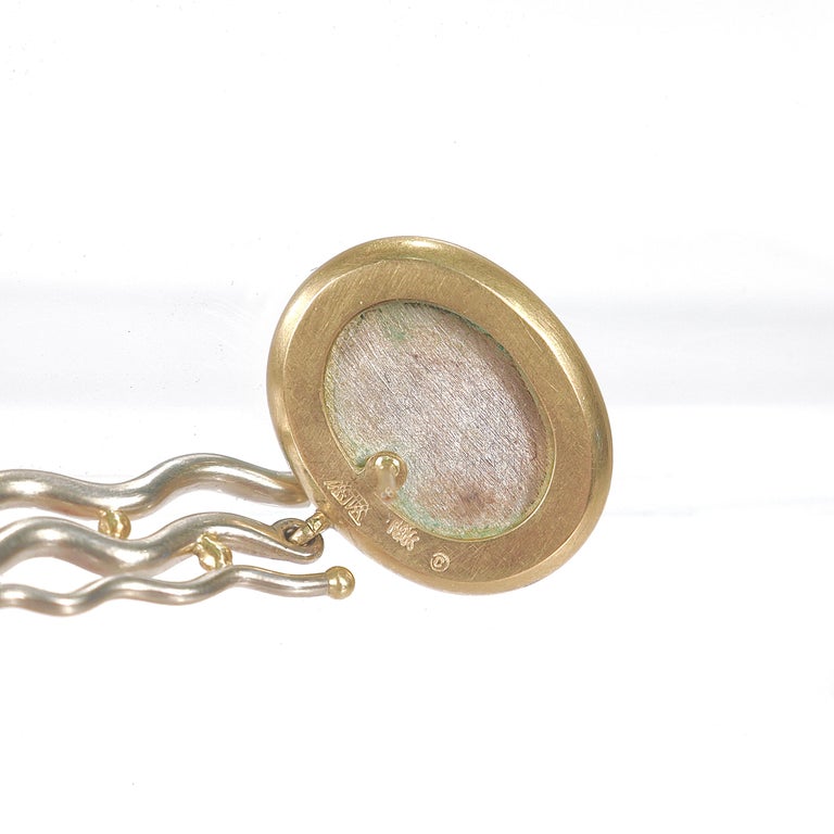 Signed Designer Mettal Studios / Stefani and Co 18k Gold and Opal ...