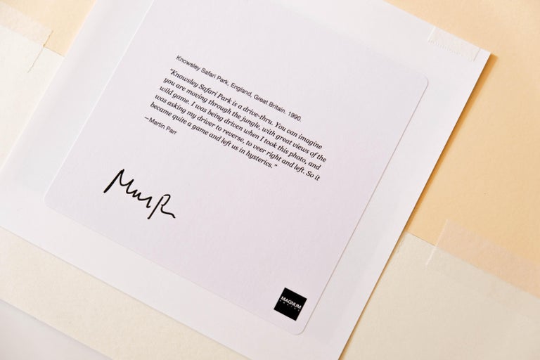 Signed and Framed Martin Parr Magnum Photographic Limited Print, 1990 ...